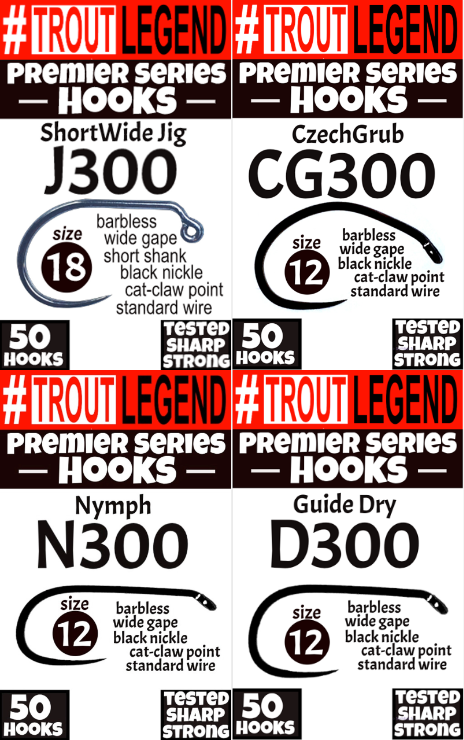 premier hooks master - Trout Legend