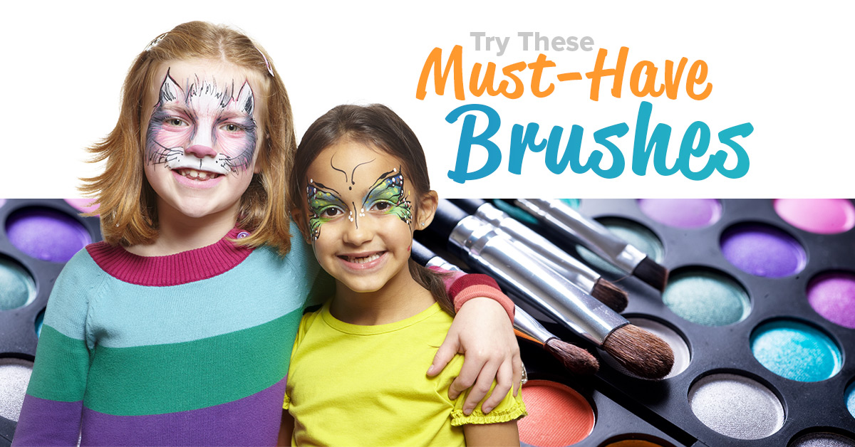 Try These Must-Have Face Painting Brushes - Craft-n-Go