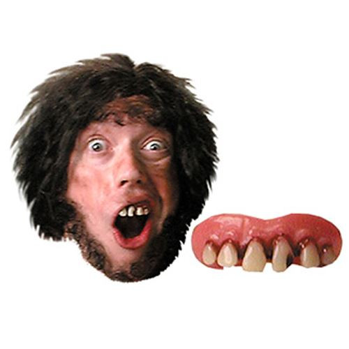Caveman cave man mens Billy Bob TEETH adult funny halloween costume ...