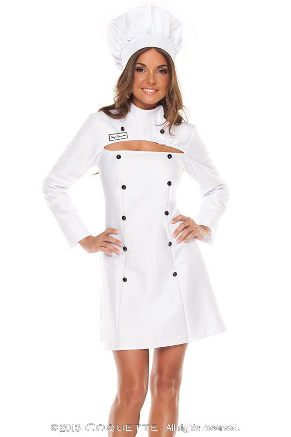 CHEF RAMSME cook baker uniform sexy adult career womens halloween ...