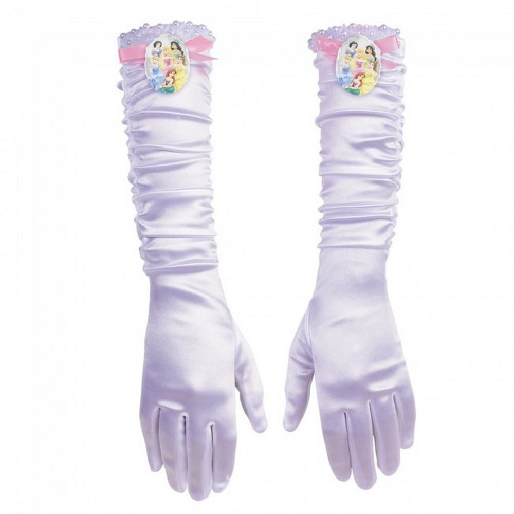 Kids Full Length Disney Princess Gloves Costume Accessory