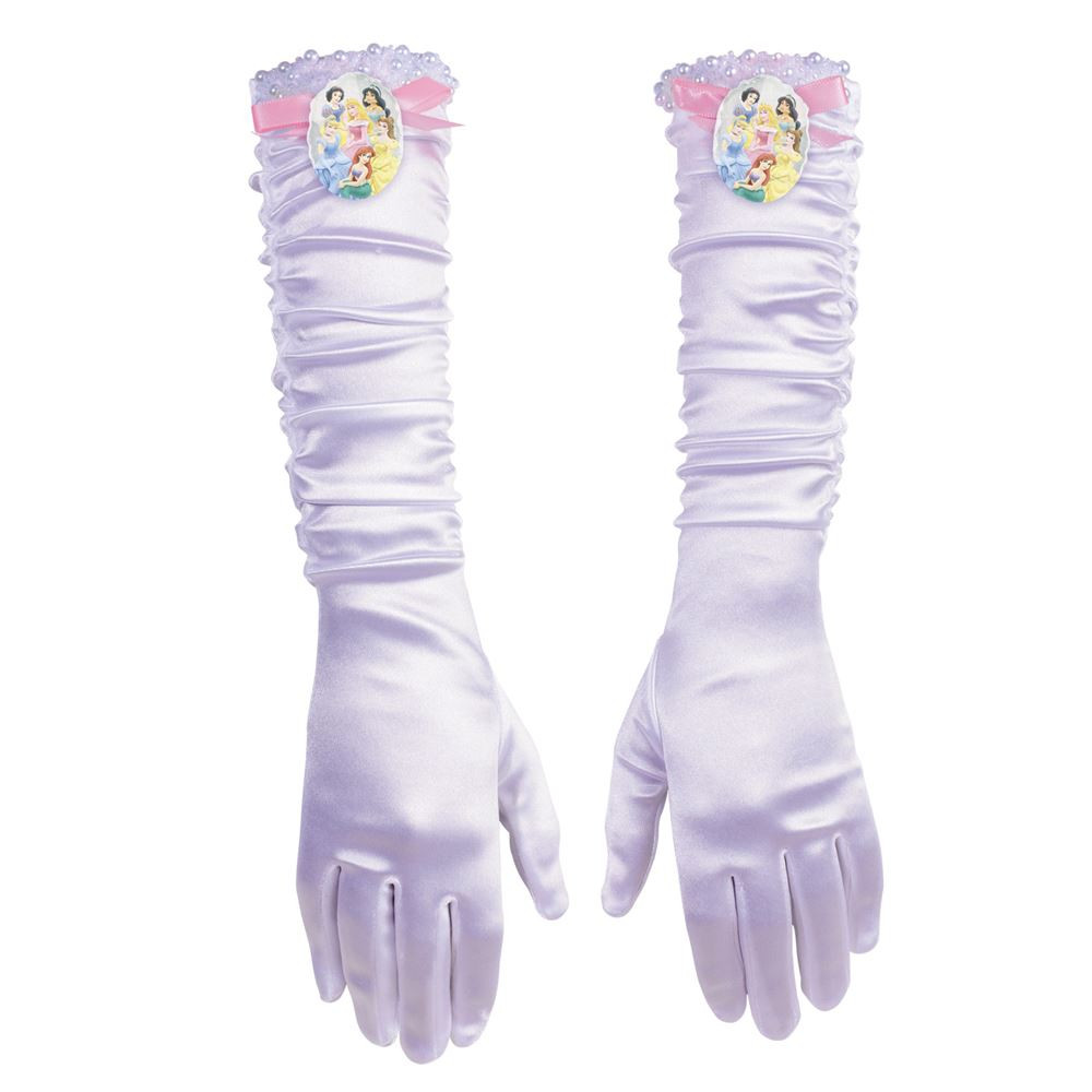 Kids Full Length Disney Princess Gloves Costume Accessory