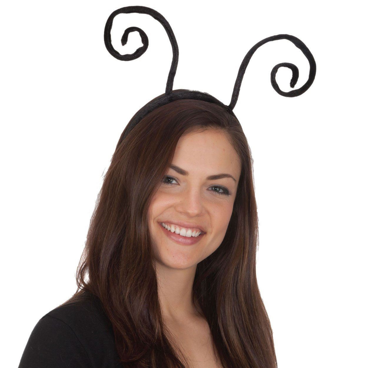 Black Velvet Insect Antenna Headband