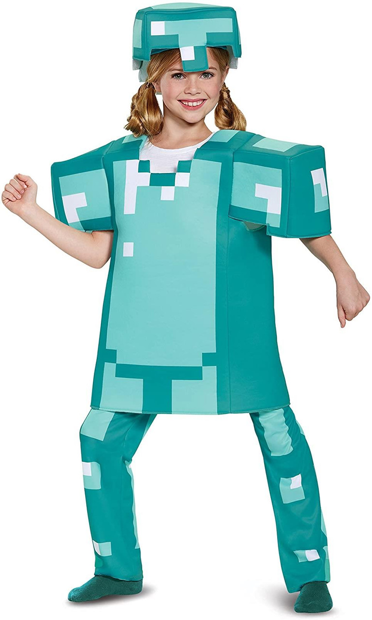 Deluxe Minecraft Armor Kid's Costume (7-8)