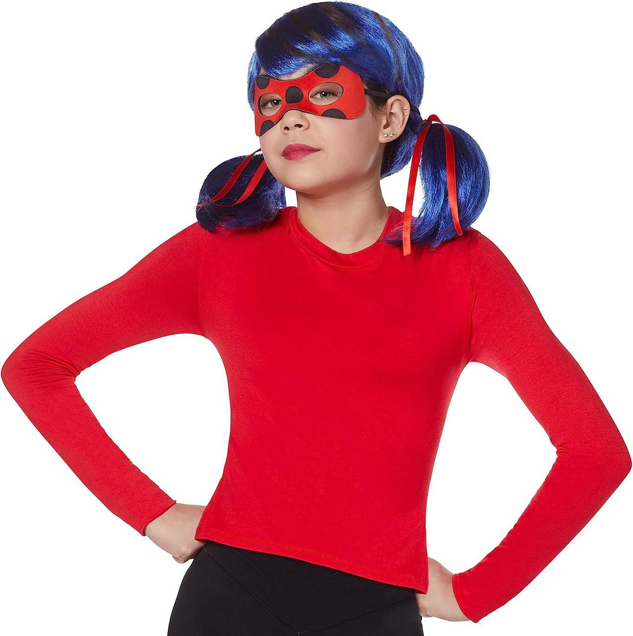 Kids Miraculous Ladybug Wig and Mask InSpirit Designs