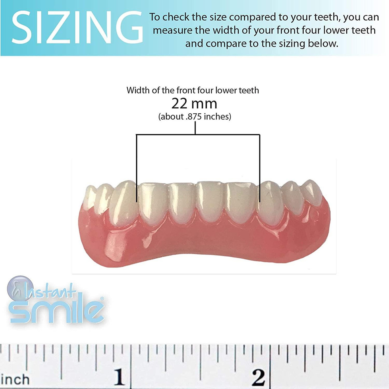 Instant Smile Lower - Bright White Teeth Lowers