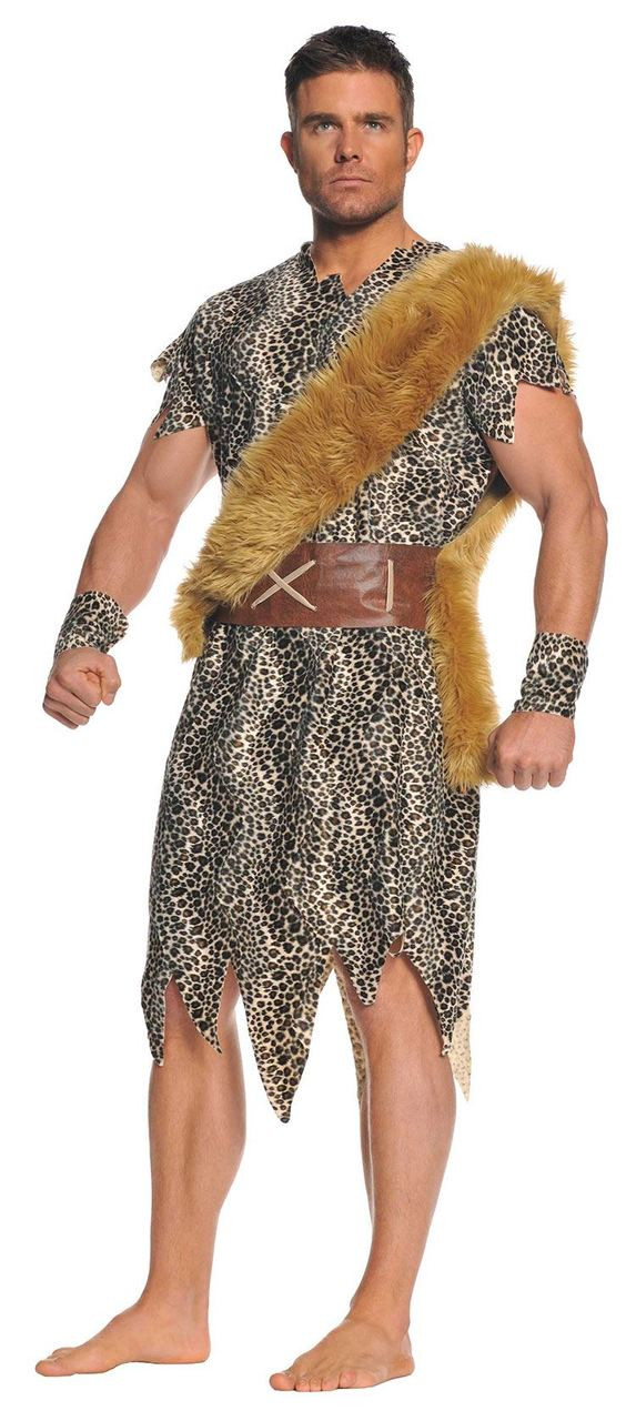 Adult Prehistoric Caveman Costume - CostumeVille