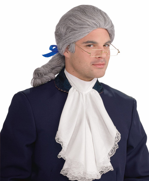 gray Colonial Historical Jefferson Hamilton presidents ADULT mens costume