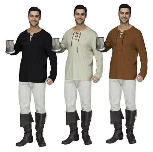 Mens Peasant Shirt Adult - CostumeVille