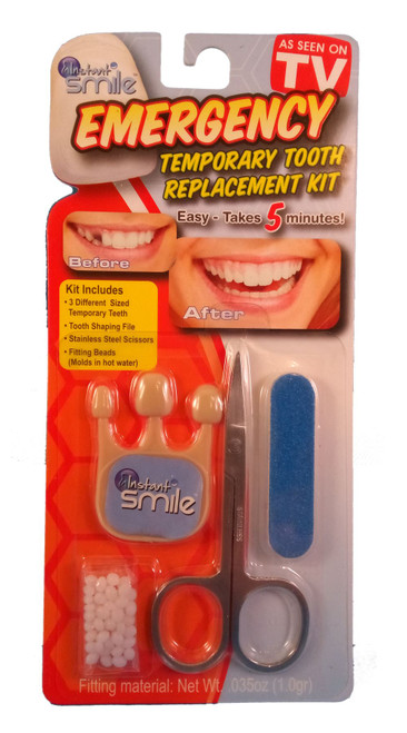 Instant Smile Emergency Temporary Tooth Replacement Kit Teeth ...