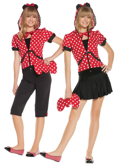 Girls Tween Minnie Mouse Polka Dot Costume - CostumeVille