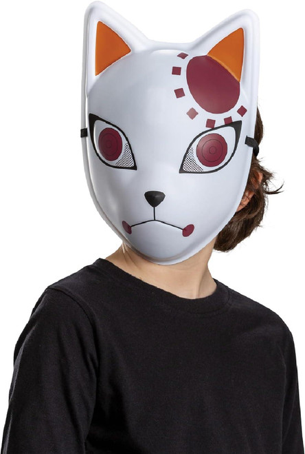 Demon Slayer Tanjiro Fox Warding Mask, Official Demon Slayer Costume ...
