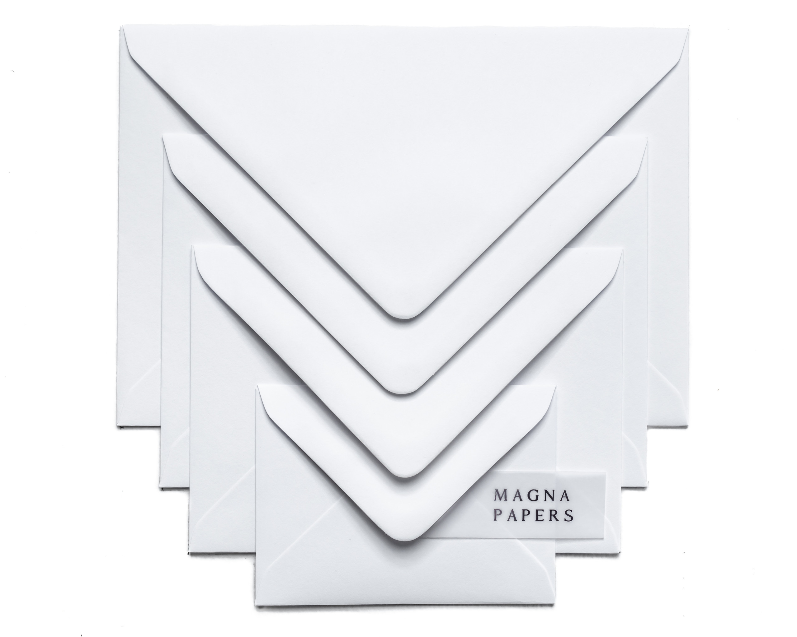 5x7 Dove White Envelopes for Weddings & Premium Stationery | Magna Papers
