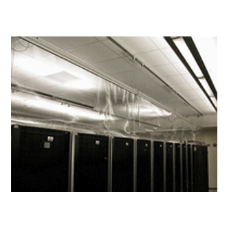 Vinyl Panel Curtain Walls For Data Center Air Containment