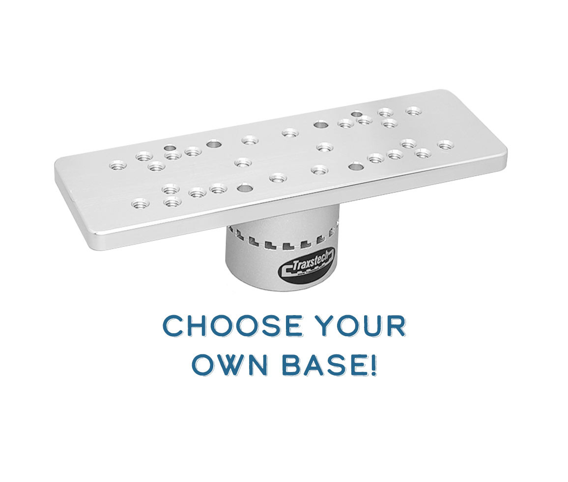 Low Profile Electronics Mount with Individual Mounting Options | Traxstech