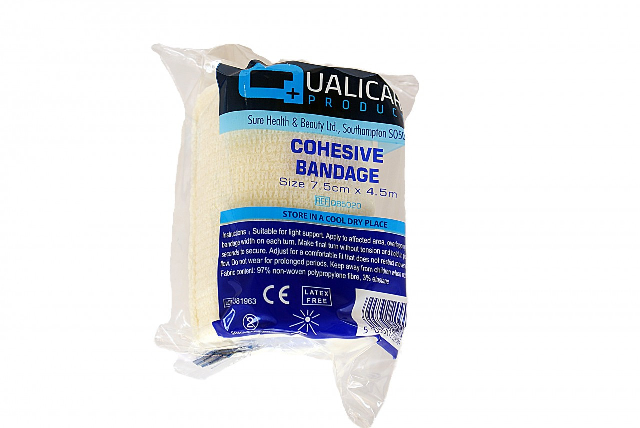 Cohesive Bandage - Self-Adhering Support and Compression for Injuries ...