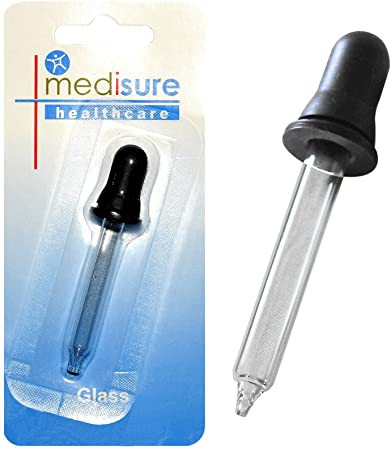 Droppers Laboratory Apparatus Glass Straight Tip Medicine Dropper 1 ML