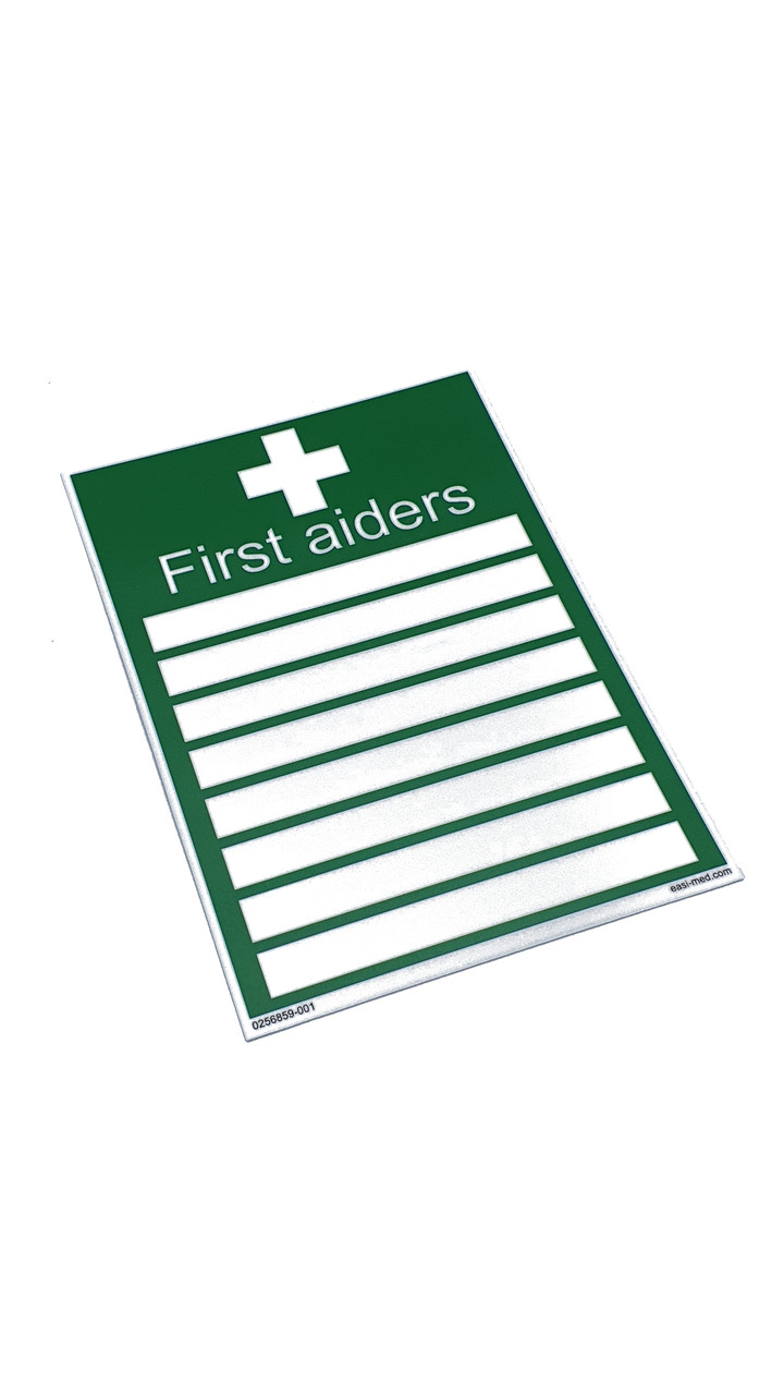 First Aiders Sign - First Aiders Sign - Ensuring Safety and Quick ...