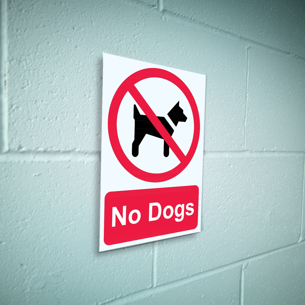 No Dogs Sign – Maintain Cleanliness and Safety