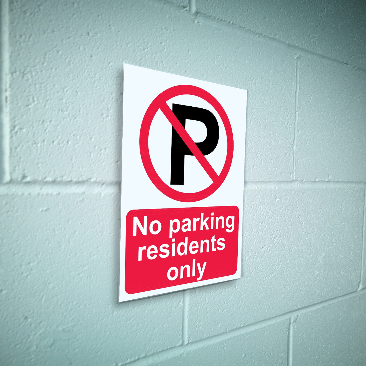 No Parking - Residents Only Sign – Ensure Accessibility and Community ...