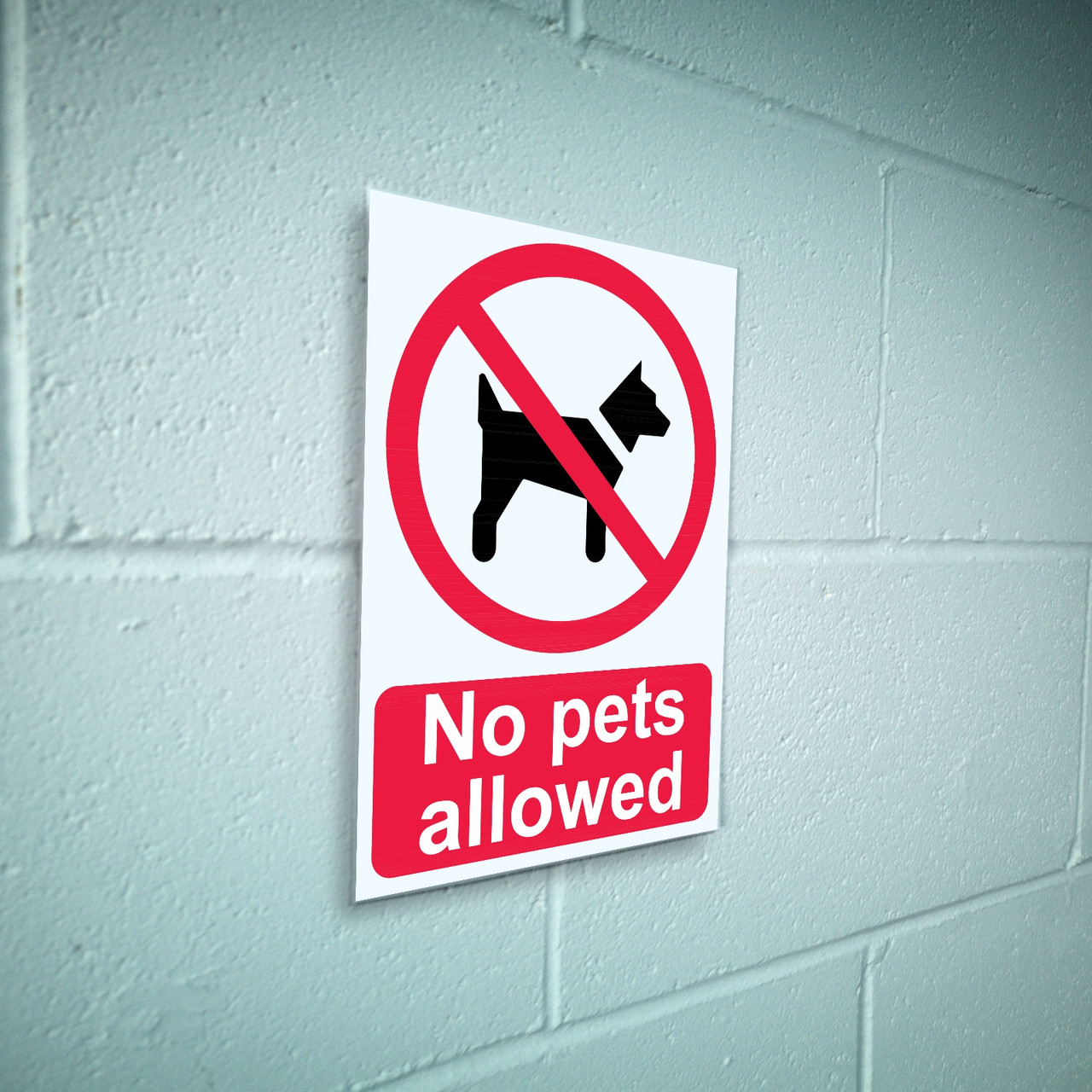 No Pets Sign No Pets Allowed Sign SVG Cut File With Dog Silhouette