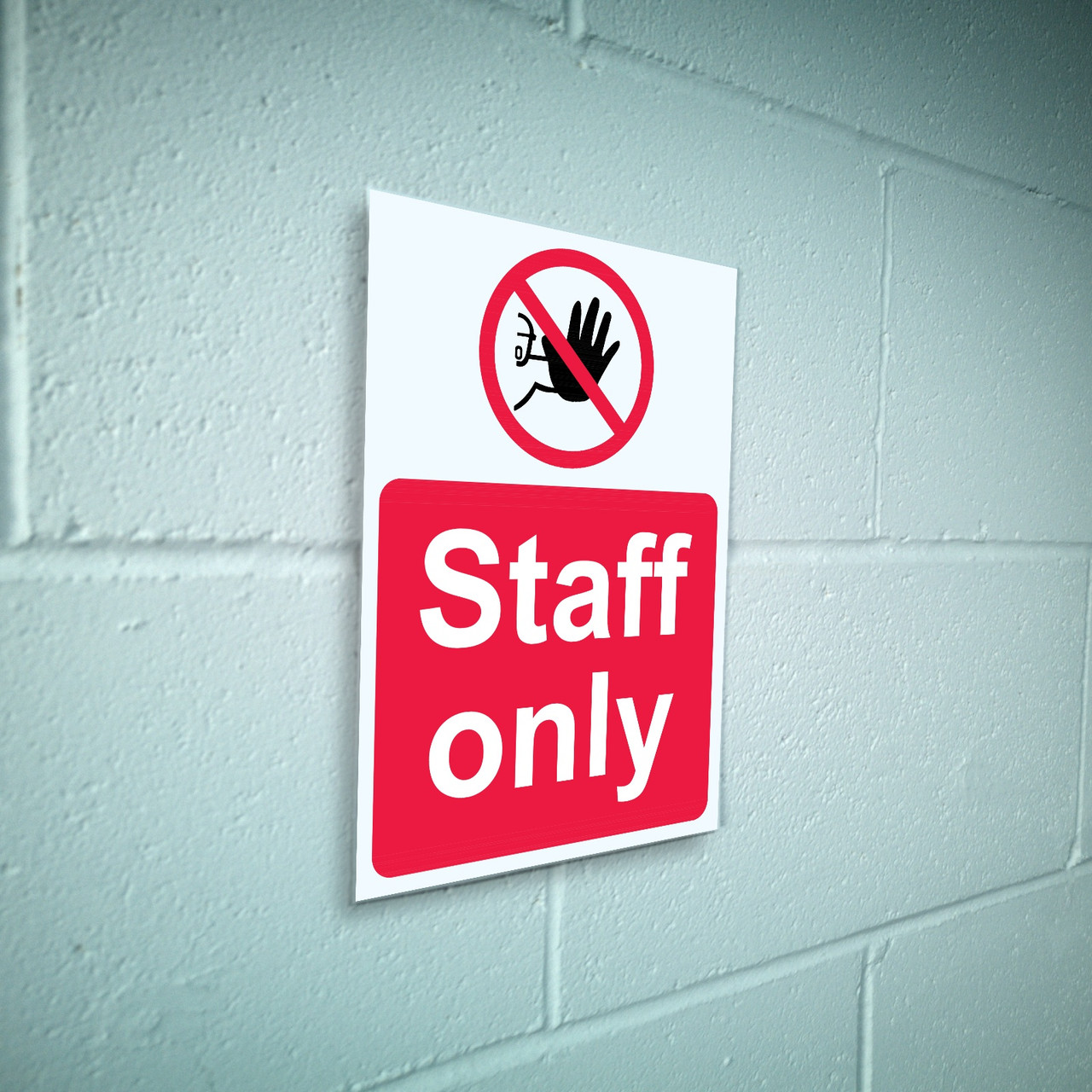 Staff Only Sign – Restricted Access for Authorized Personnel