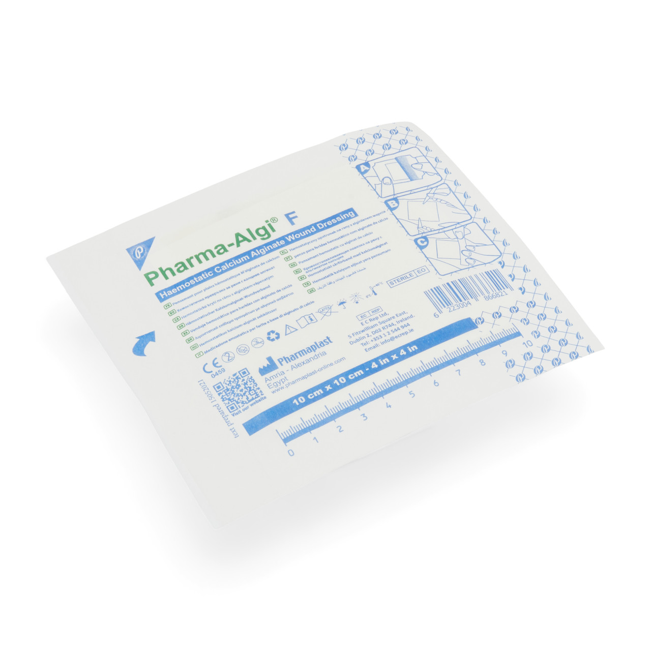 Haemostatic Dressing - Pharma-Algi F 10cm x 10cm - easi-med.com ...