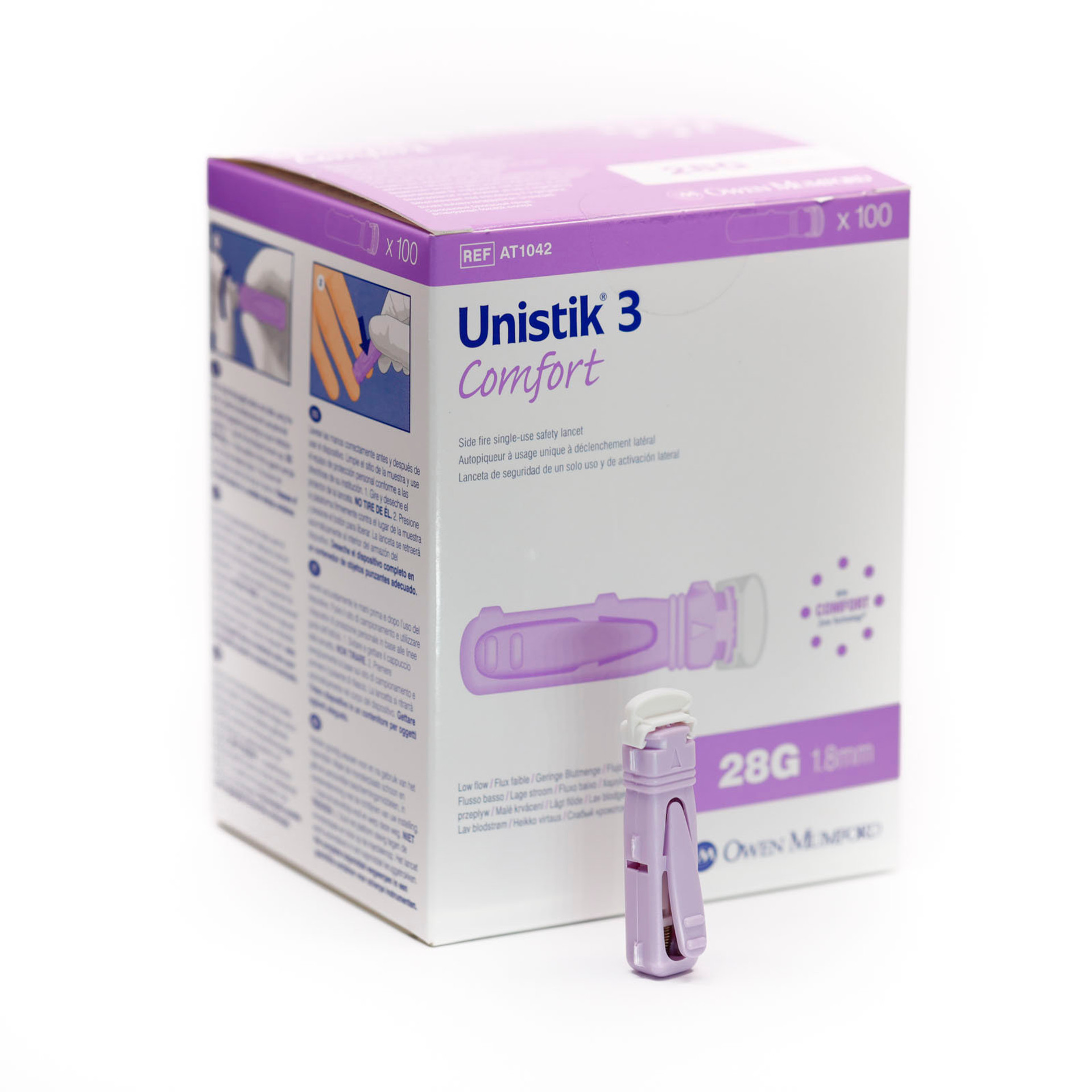 Unistik® 3 Comfort Lancets 100pk - Unistik® 3 Comfort Lancets 100pk ...