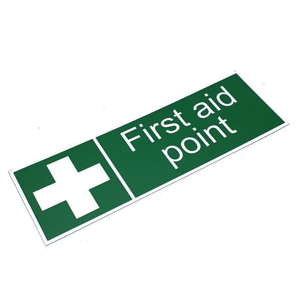 First Aid Point Sign 300 x 100 - easi-med.com ~ Emergency Aid Supplies ...