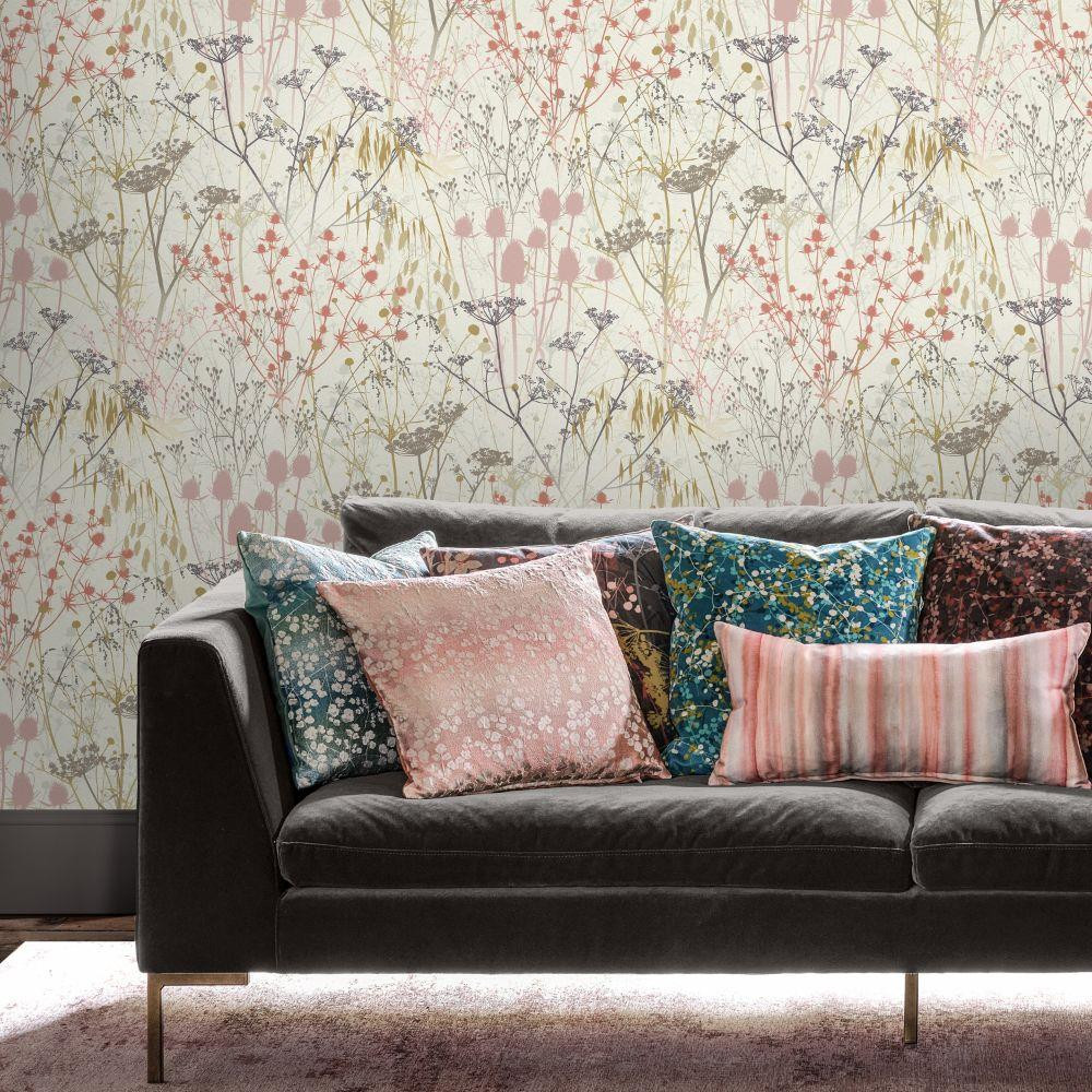 Clarissa Hulse Summer Border Wallpaper - 120371 - Shell