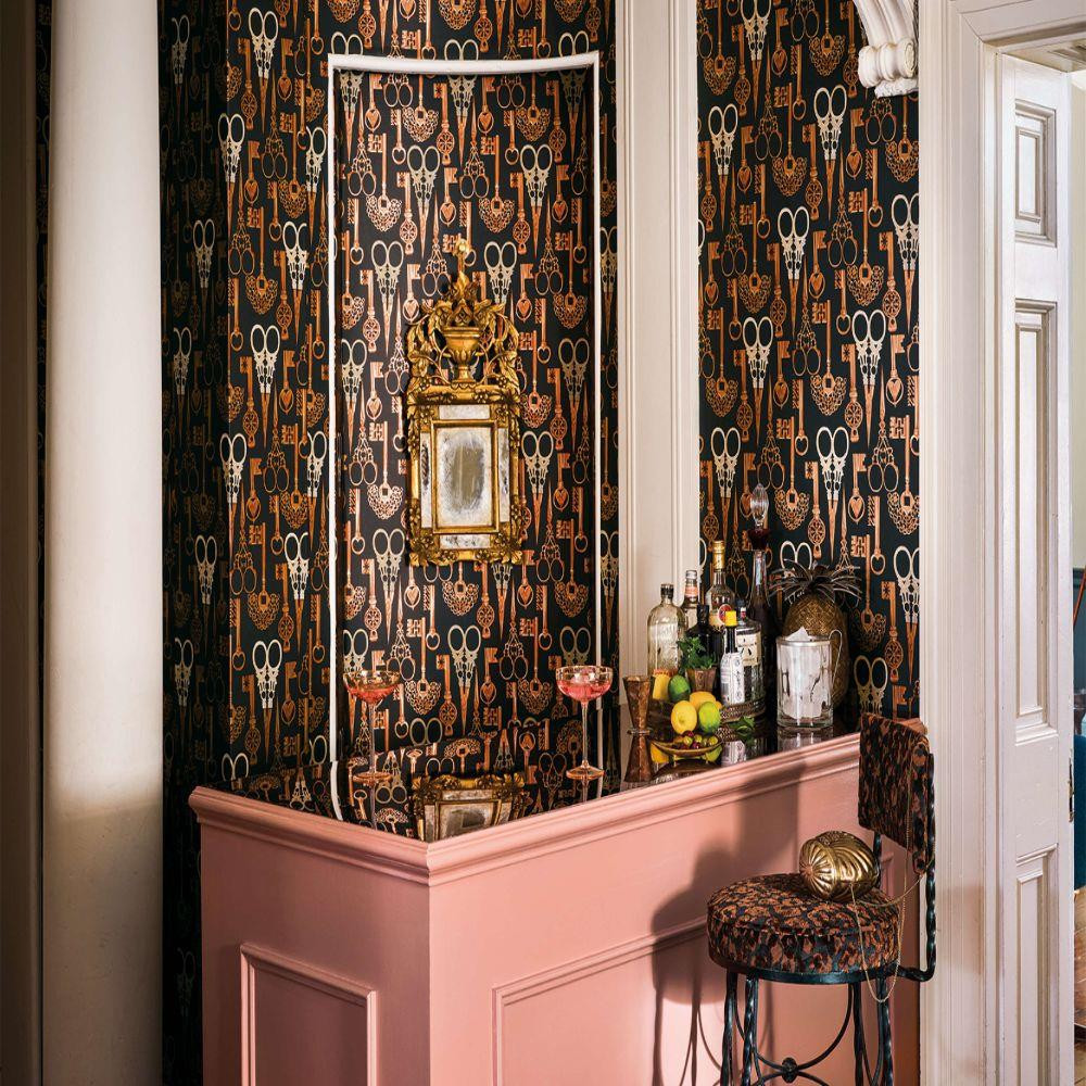 Romo Roxanne Wallpaper - W451/07 - Kohl