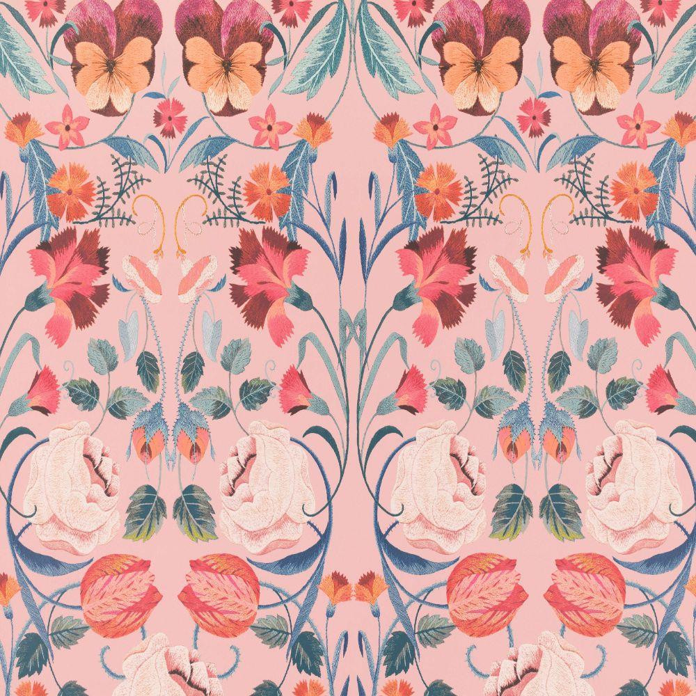 Romo Bonita Matt Wallpaper - W456/01 - Chateau Rose