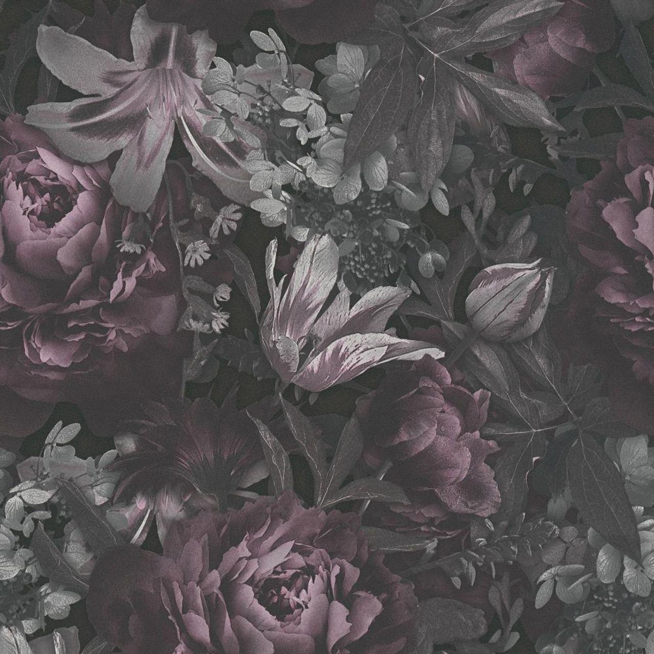 Floral wallpaper dark store