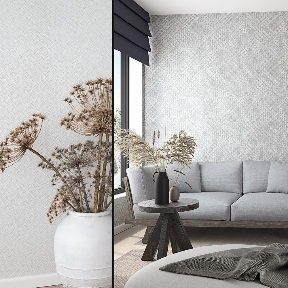 Galerie Rattan Wallpaper - 33315 - White