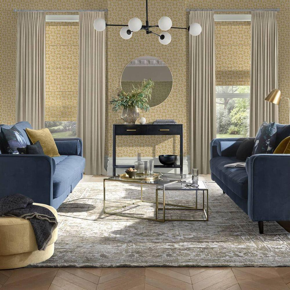 Graham & Brown Hopwood Cottage Wallpaper - 120638 - Ochre