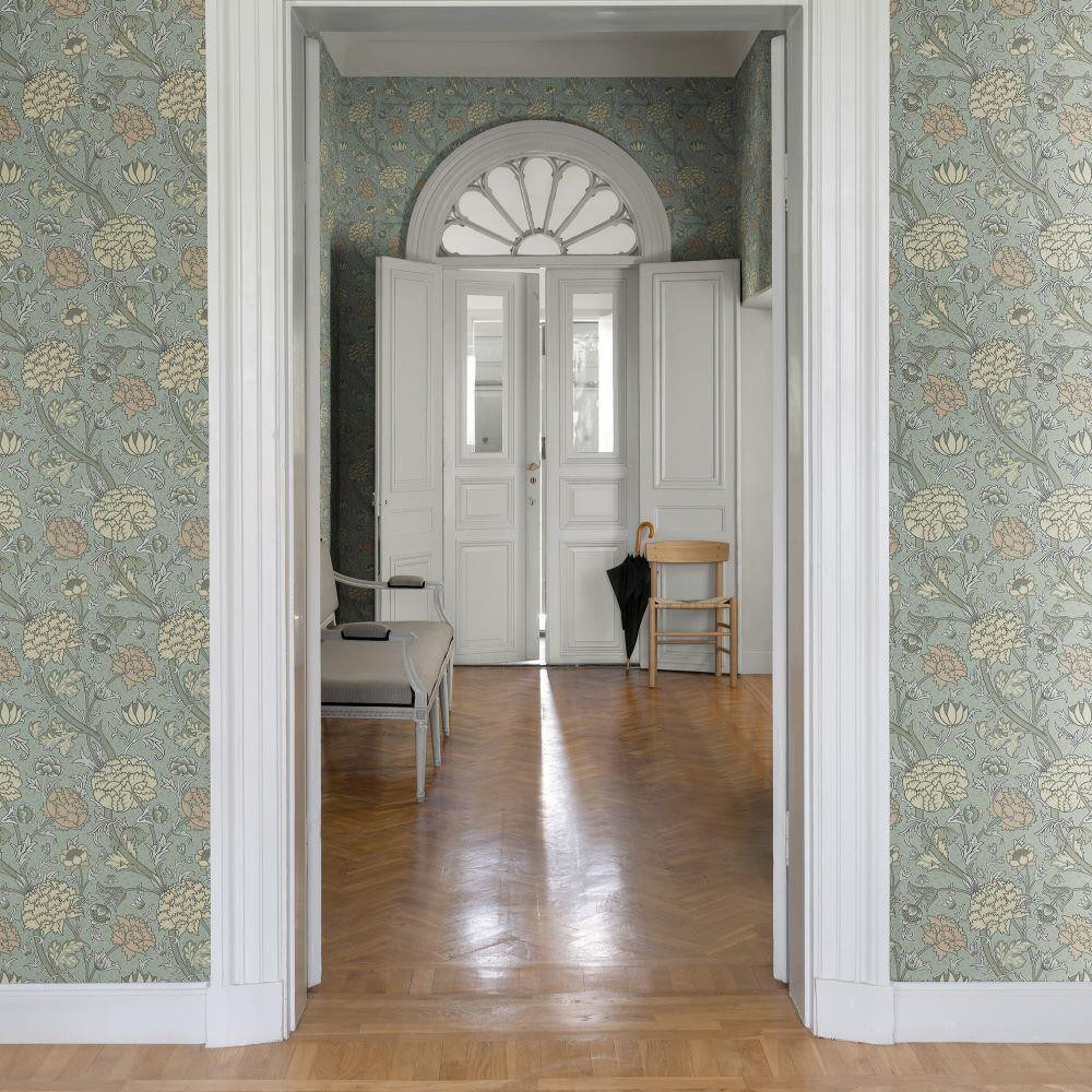 Galerie Cray Wallpaper - 82034 - Turquoise