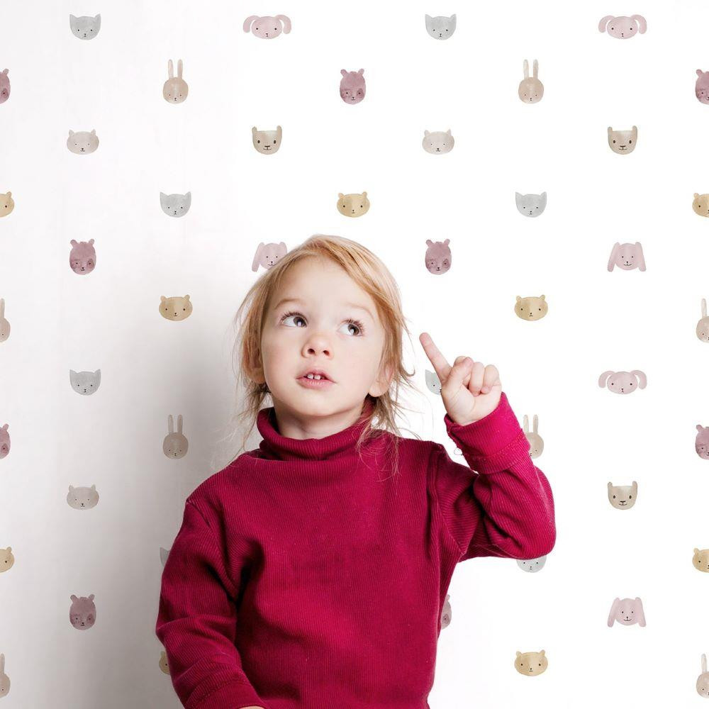 Galerie Happy Heads Wallpaper - 14811 - Beige