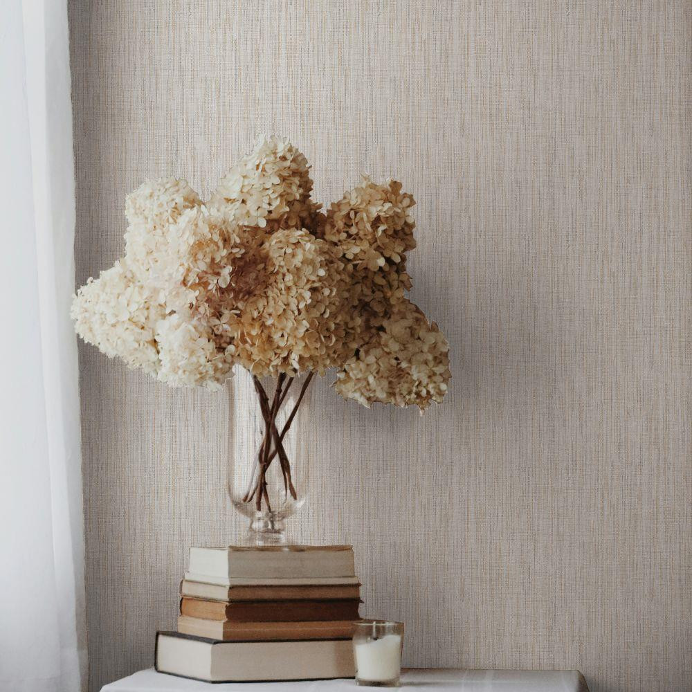 Graham & Brown Linden Texture Wallpaper - 140051 - Copper