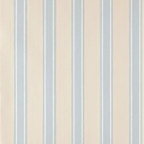 Farrow & Ball Block Print Stripe Wallpaper BP704 Cream / Beige / Taupe