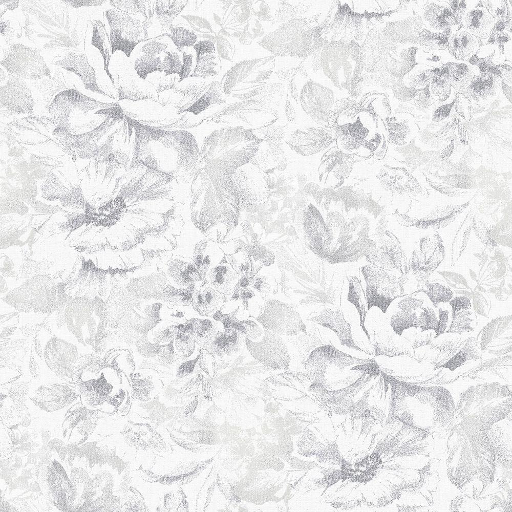 Grey Floral Desktop Wallpaper Dimensions Floral Wallpaper Grey Fine