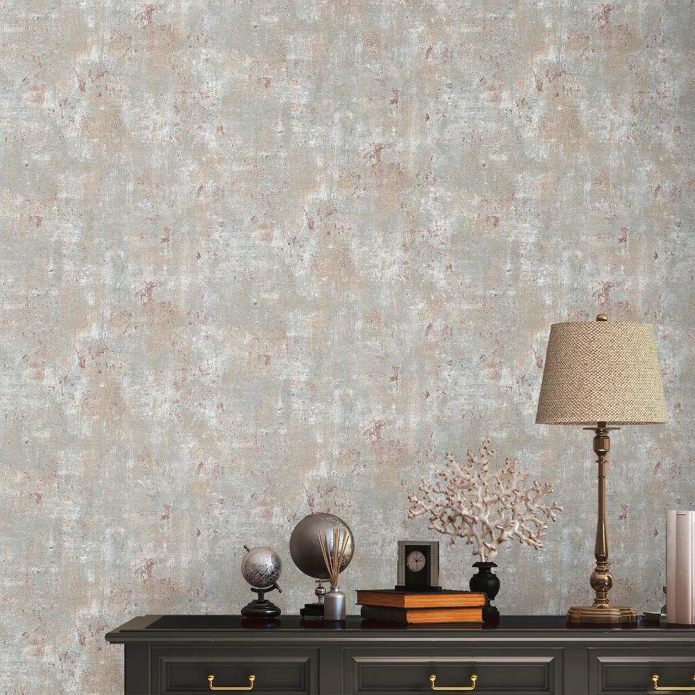 Grey metallic wallpaper store