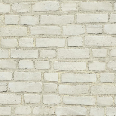 Galerie Stone Symphony Brick Effect Wallpaper - BB51102 - Cream