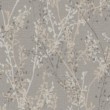 Graham & Brown Breeze Sprig Wallpaper - 128042 - Natural