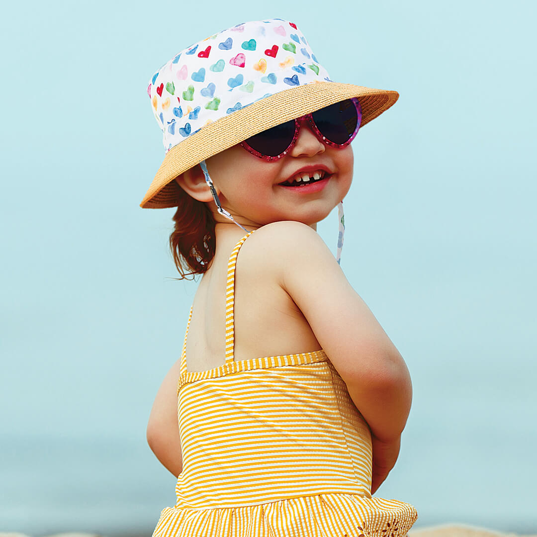 Emma | Infant Girl Cotton Bucket Hat | HK418 | Sunny Dayz