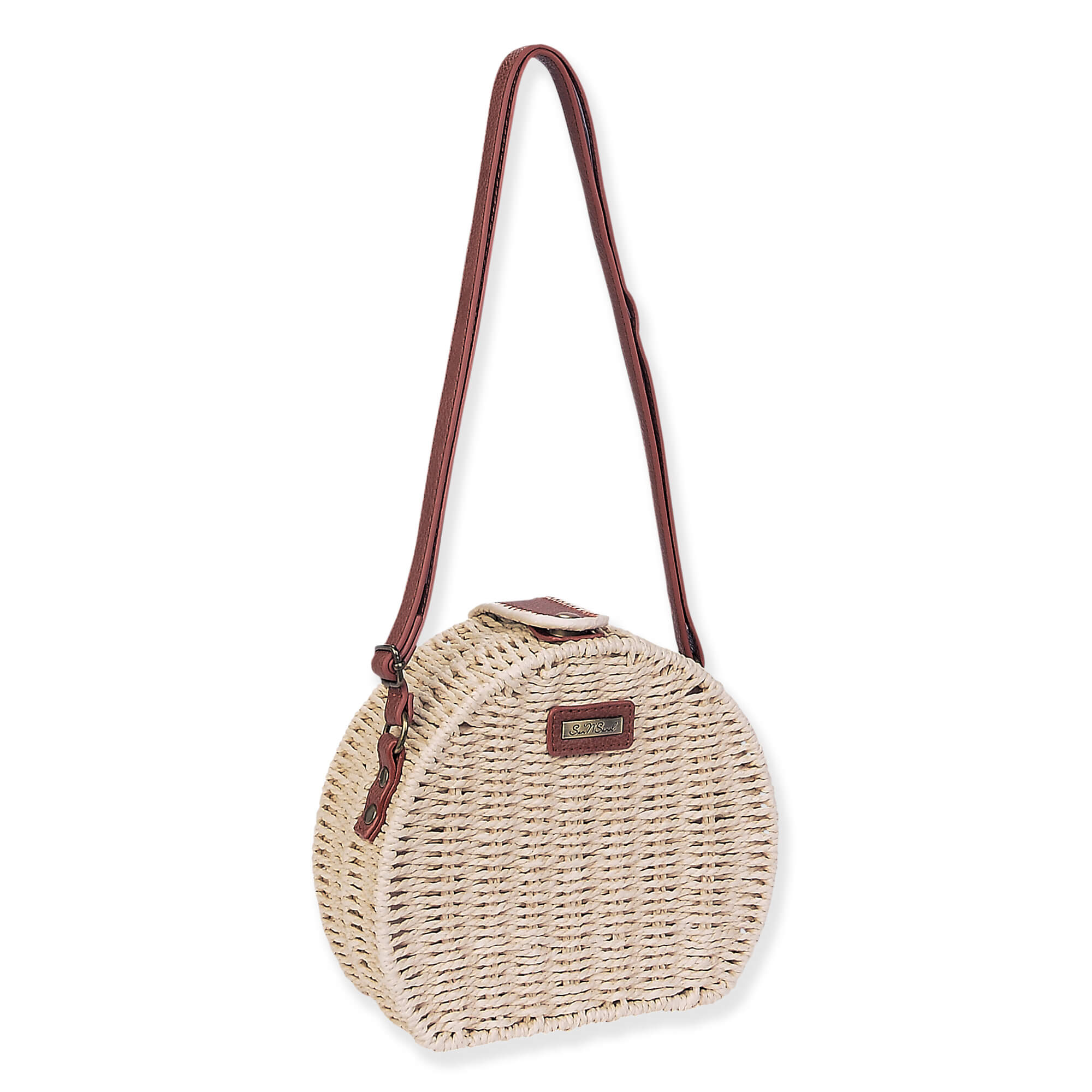 Natural, Paper Straw Crossbody | CE6647 A | Natural Straw Bags Small ...