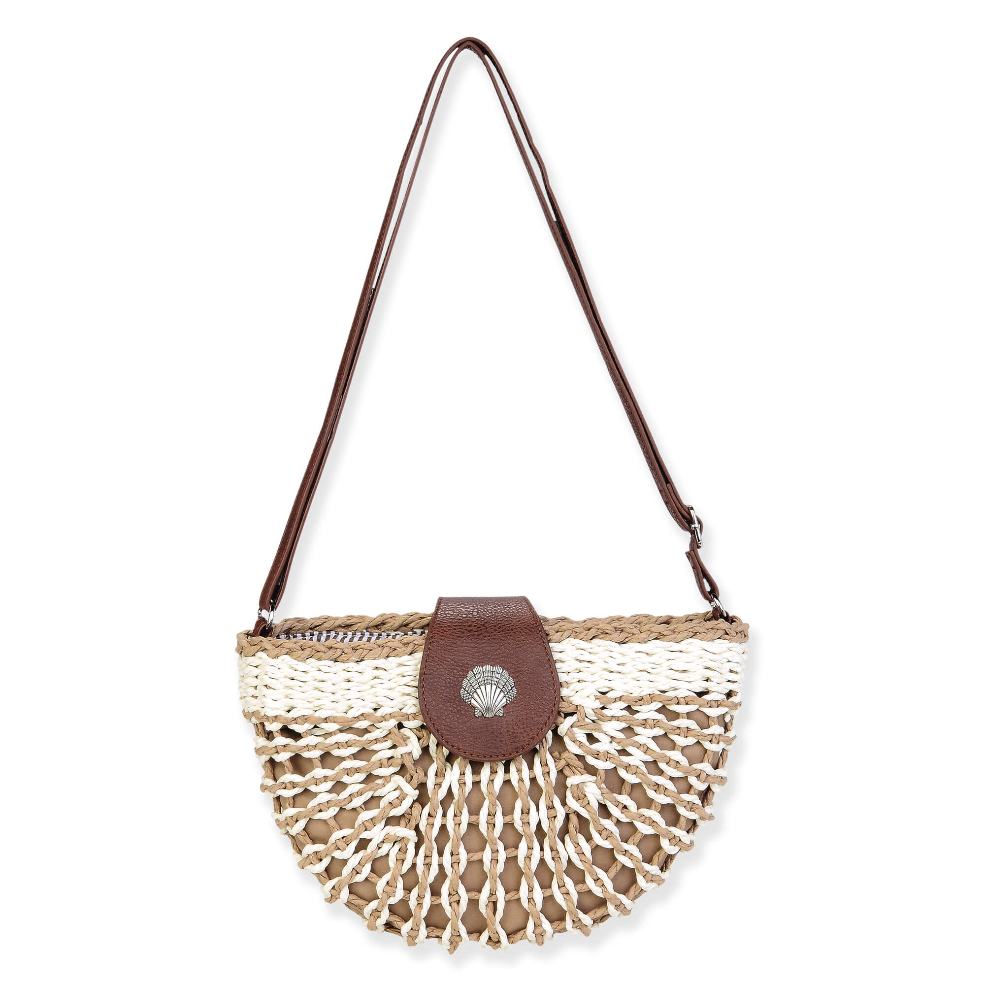 Ivory, Paper Straw Crossbody | CE6736 A | Natural Straw Bags Small ...