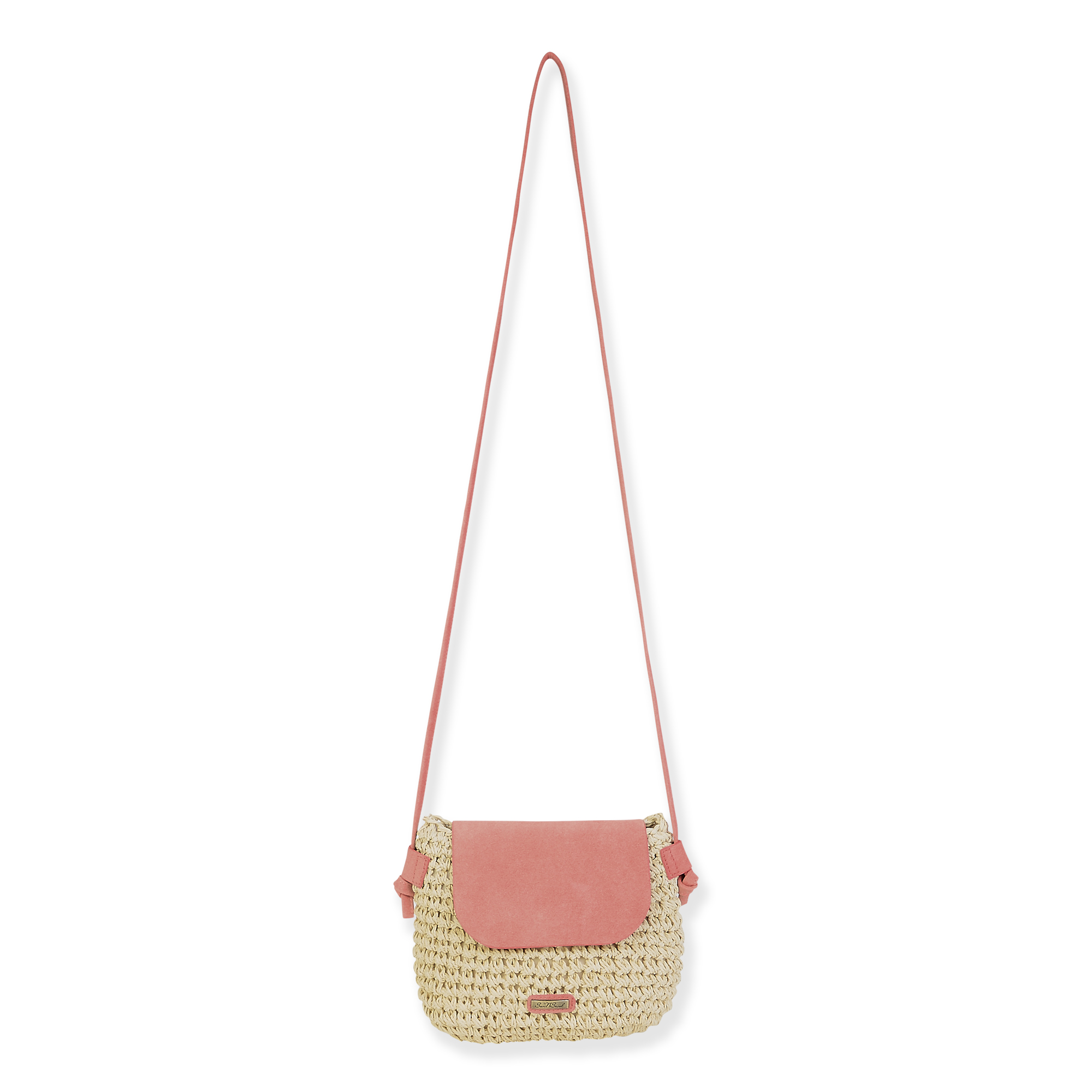 Coral, Paper Straw Crossbody | CE6726 A | Crochet Bags Small | Sun N Sand