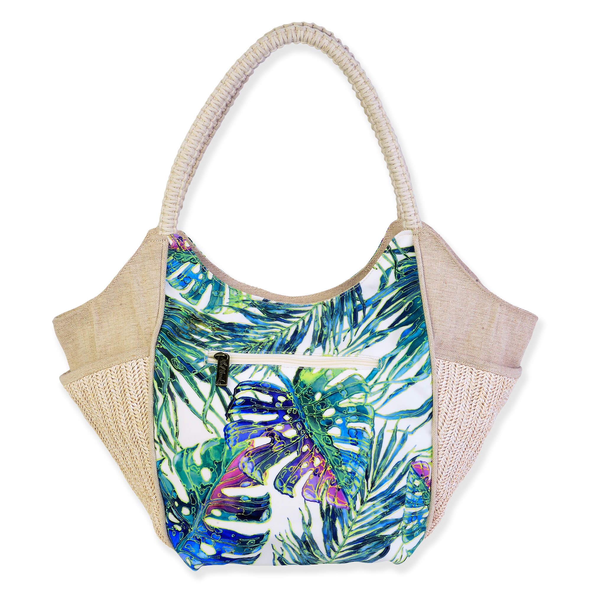 Neutral Palm, Scoop Tote | PB9700 | Artistic Large Bags | Paul Brent