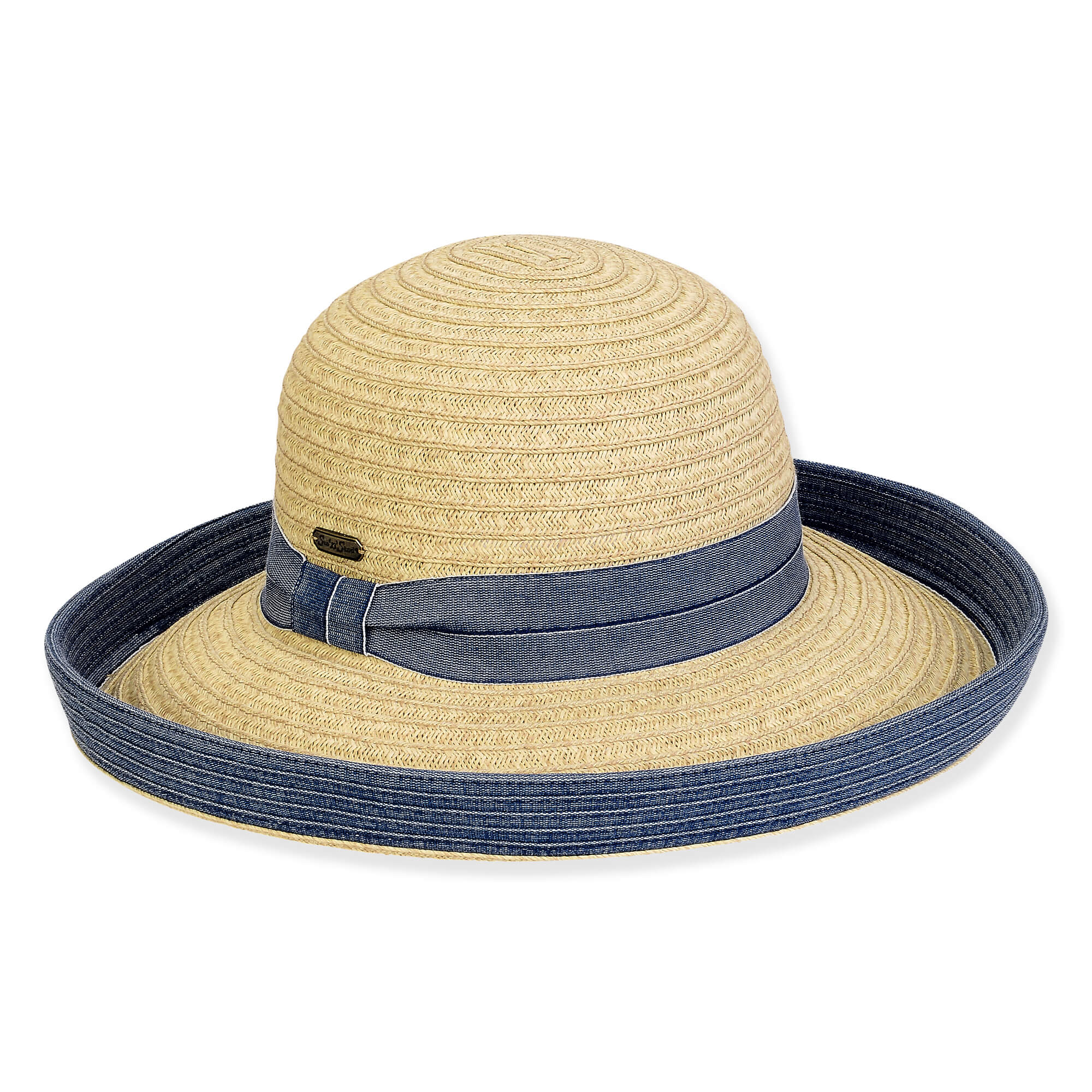 Women's Beige, Paperbraid Up Brim, Brim 3.25"+1.25" Up Turn | Sun N ...