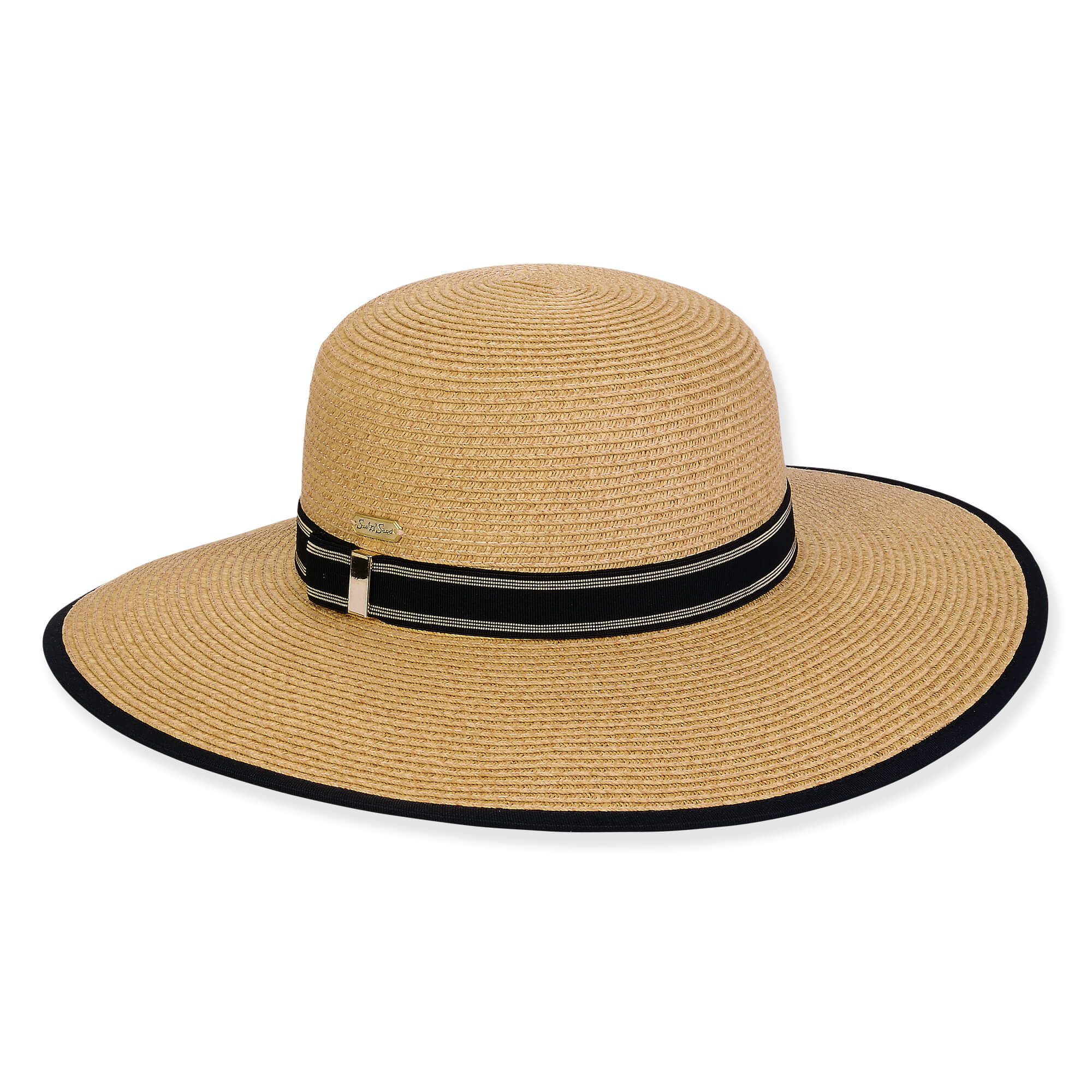 Women's Tan, Paperbraid Floppy, Brim 4" | Sun N Sand | HH3188 B
